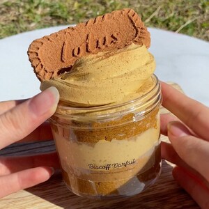 Biscoff Parfait Snow Fizz Slime 6oz (lotus Biscoff Biscuit Inspired DIY ...