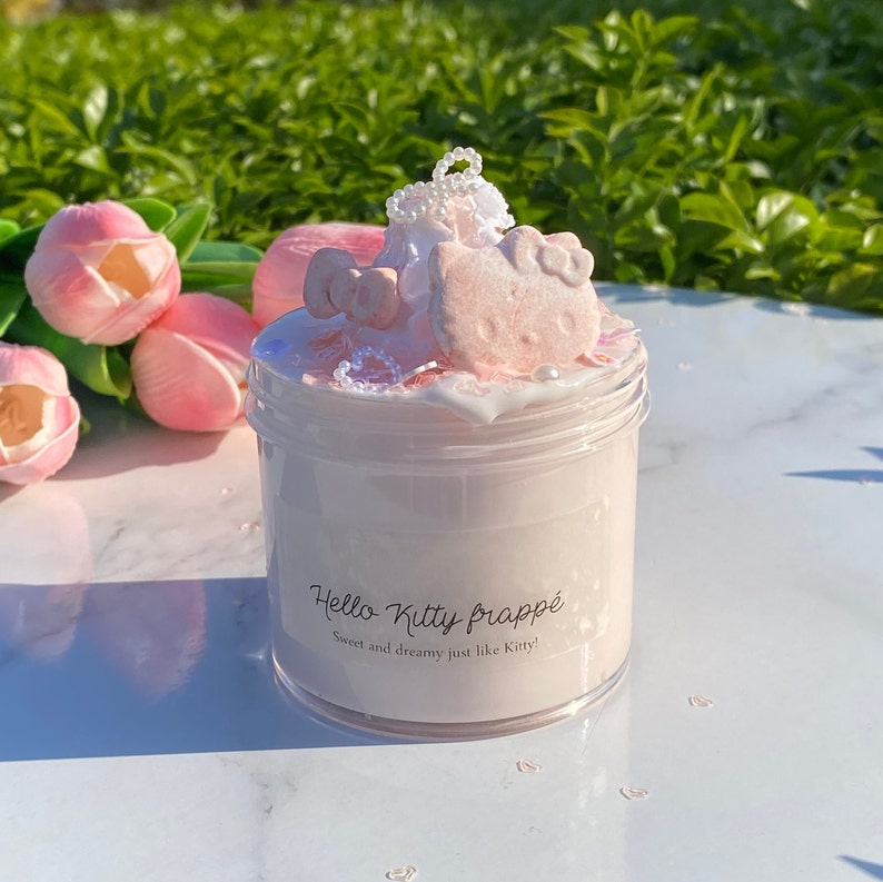 Hello Kitty Frappé Milkshake Glacé Slime 5 oz - Etsy Canada