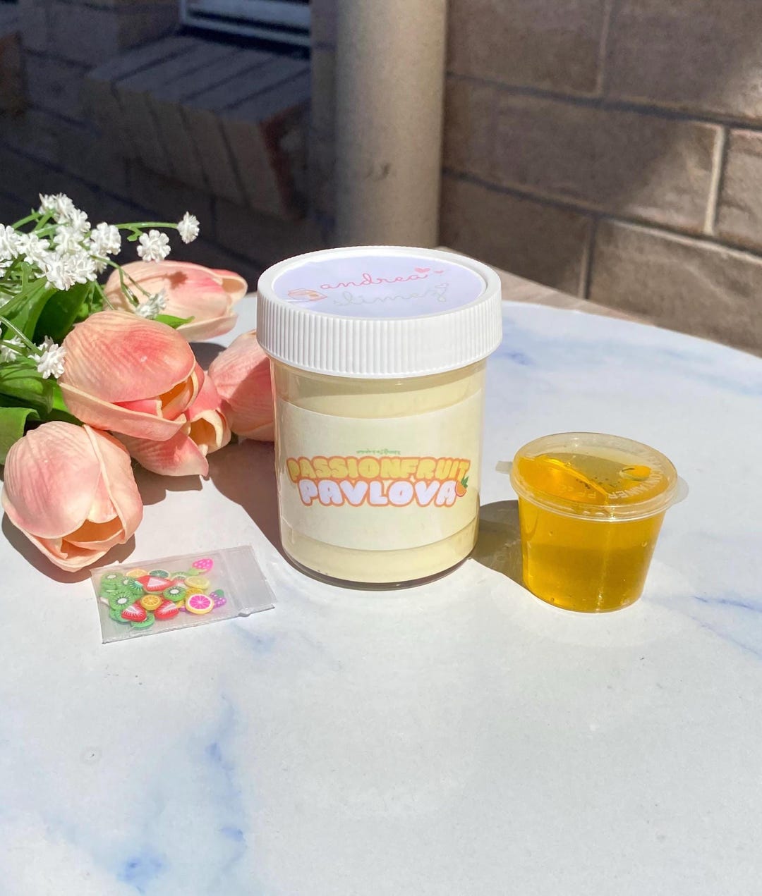 Passionfruit Pavlova Thicc Matte DIY Tropical Slime 5oz - Etsy