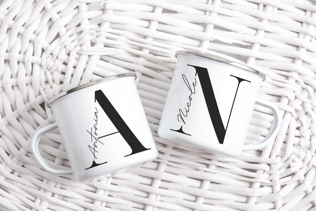 Personalized Letter Mug With Name and Initial, Name Mug | Ceramic ...