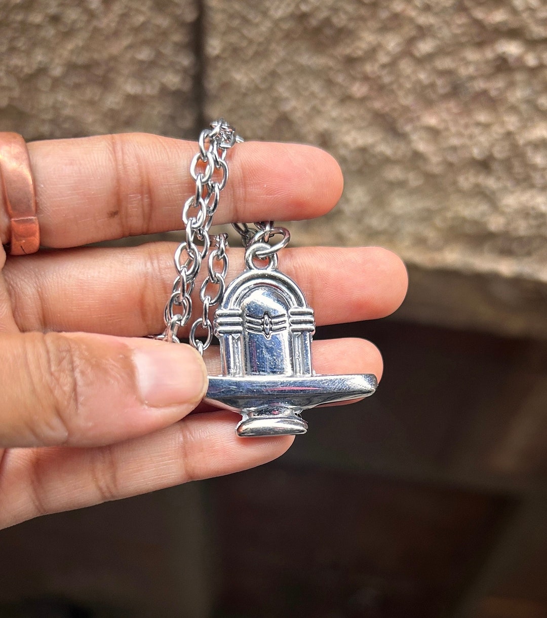 Shiva Necklace / Gold Shiva Trident Pendant / Divine Masculine Tantric ...