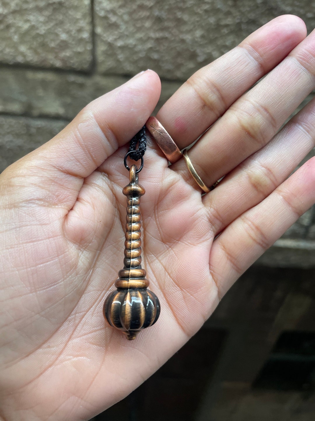 Hanuman JI Gada Pendant Men Necklace, Handmade Idol Pendant, Men's ...