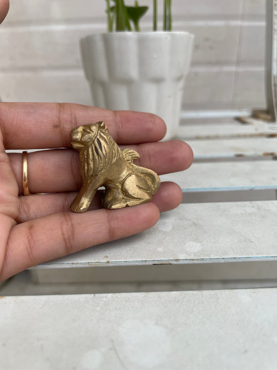 Brass Lion Brass Miniature Brass Lion Brass Camel Brass Home Decor ...