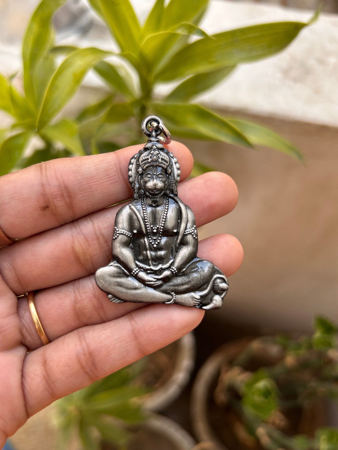Hanuman JI Pendant Men Necklace, Handmade Idol Pendant, Men's Pendant ...