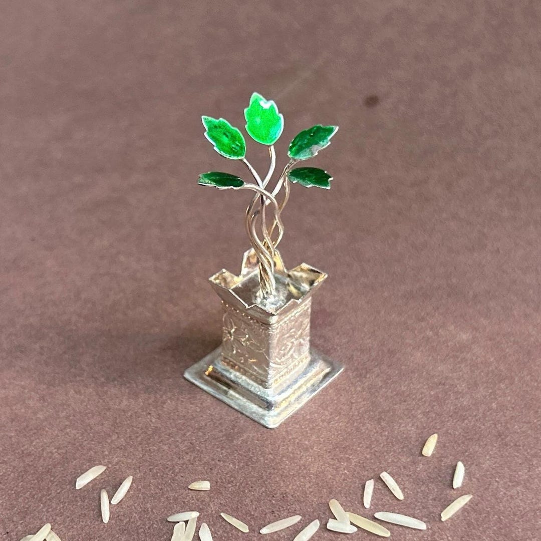 Tulsi Plant Artificial Tulsi Plant for Home Temple Tulsi Decoration ...