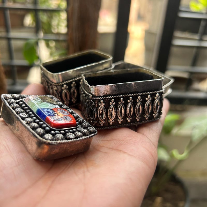Small Silver Box - Etsy UK