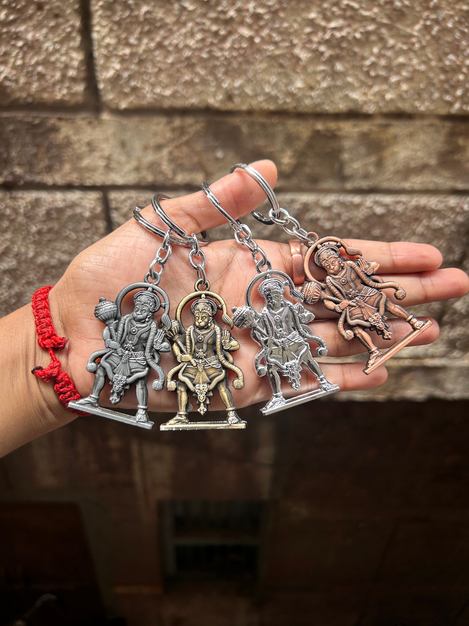 Handmade Hanuman JI Key Ring Handmade Idol Gift, Key Ring for Man ...