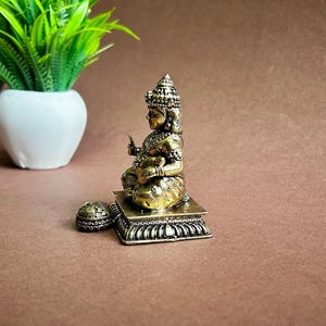Brass Kuber Statue | God of Wealth | Kuber Statue | Hindu God of Wealth ...