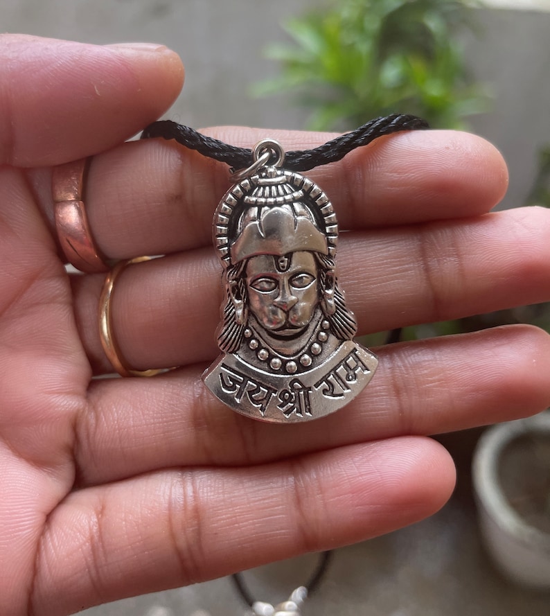 Monkey God Hanuman Handmade Hanuman JI Pendant Men Necklace, Handmade ...