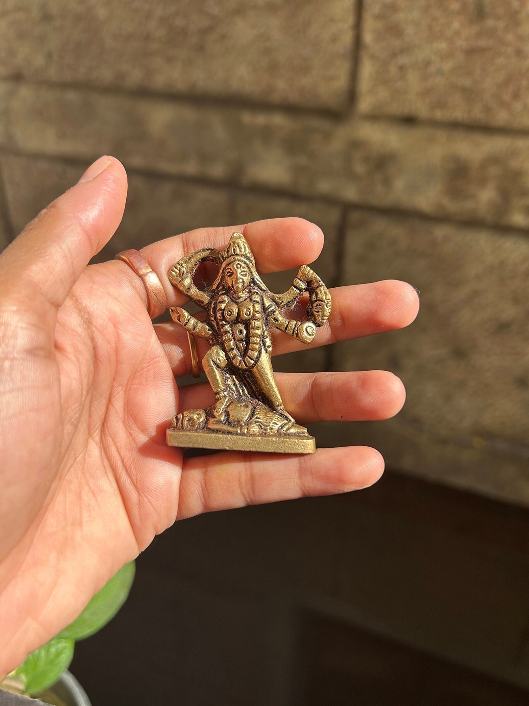 MAA Kali Statue for Good Luck and Protection Mystical Kali Pendant ...