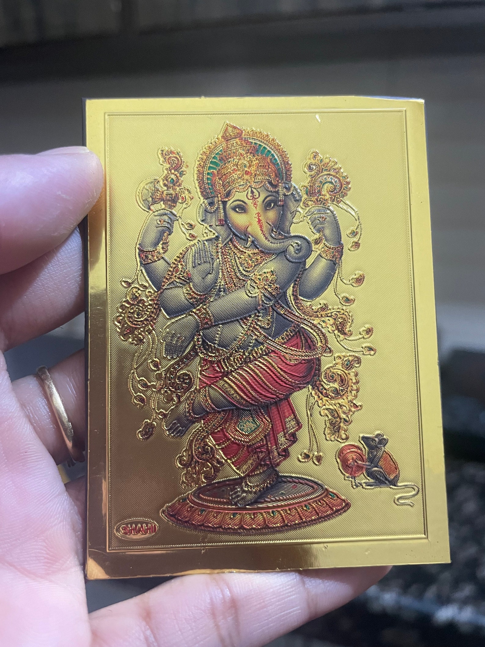 Dancing Ganesha Statue Fridge Magnate Show Piece Little Ganesha Hindu ...