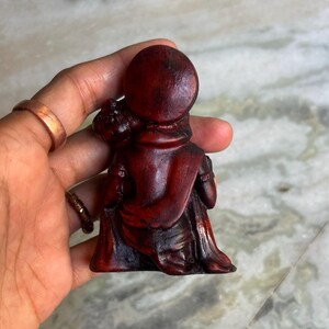 Hanuman Idol Antique Sindur Colour Hanuman Statue - Sacred Hindu God ...