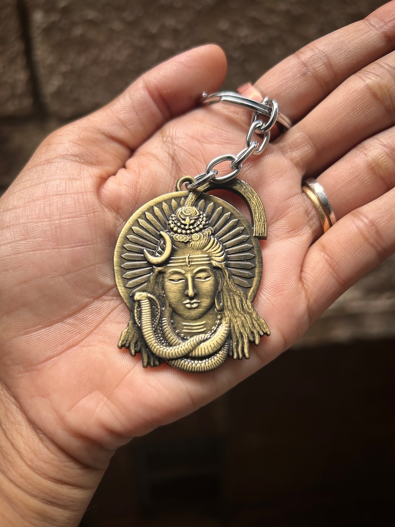 Lord Shiva Keychain Mahadeva, Lord of Meditation, Yoga, Arts, Time ...