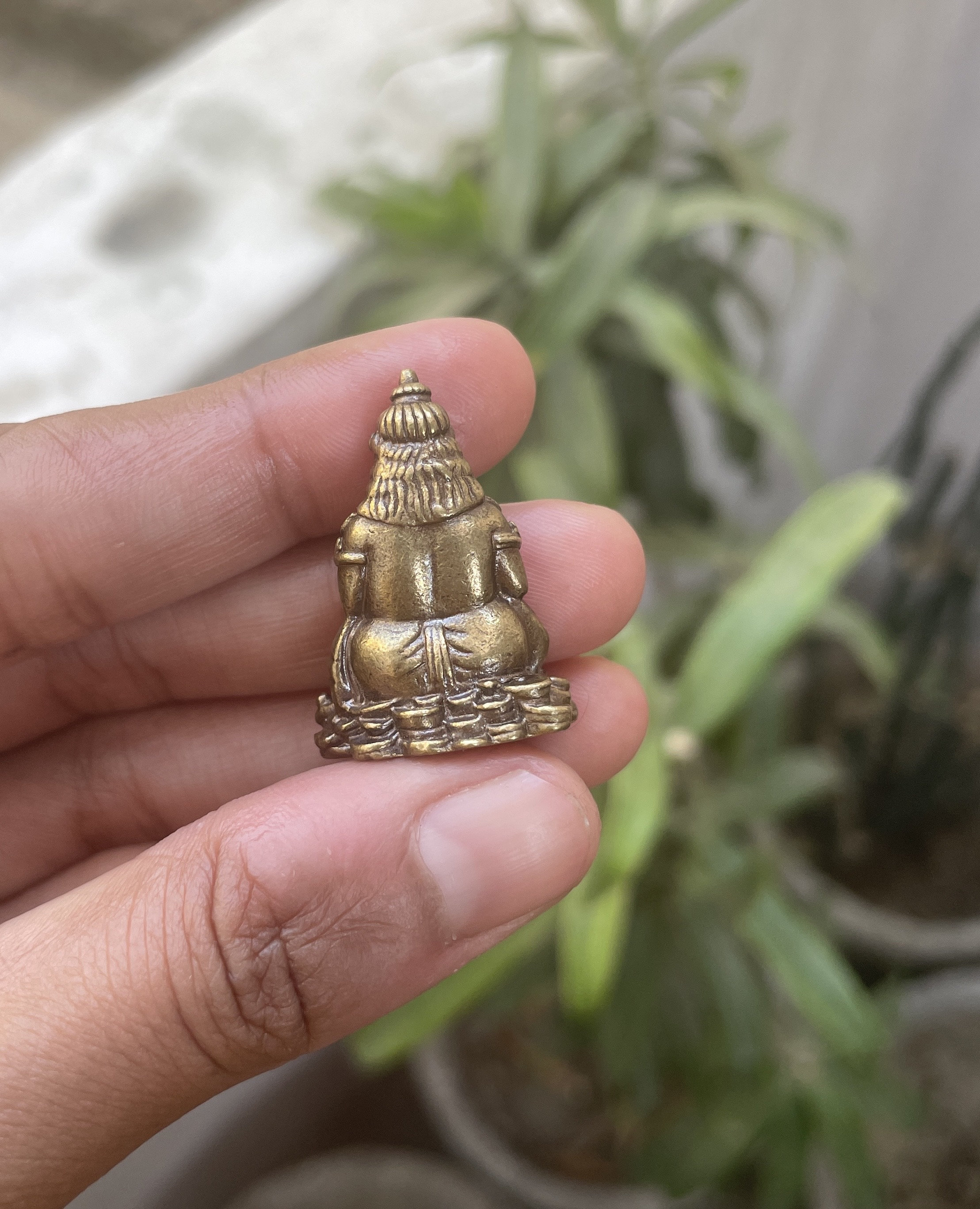 Brass Kuber Statue God of Wealth Kuber Statue Hindu God of Wealth ...