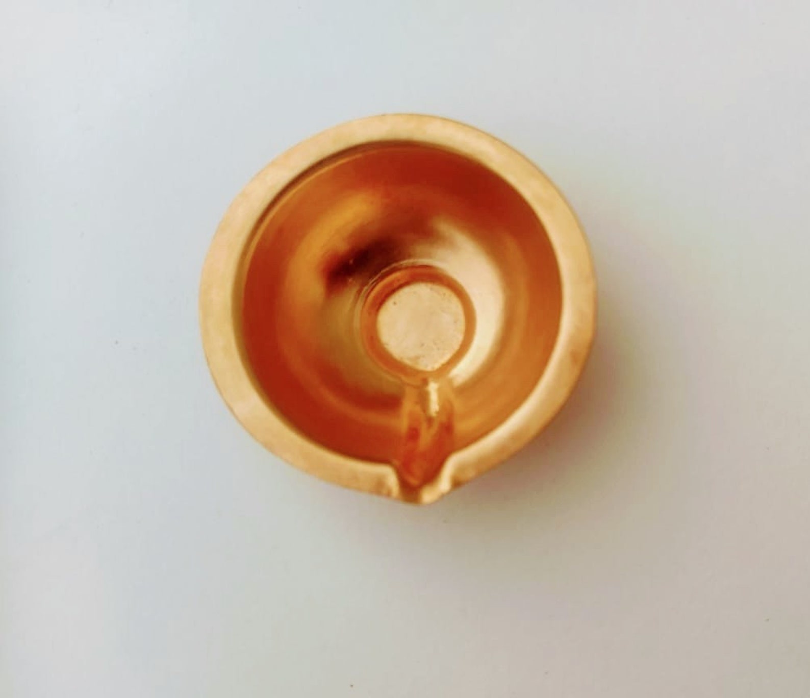 Copper Pooja Diya Kuber Diya Pooja Deepak Pack of Two - Etsy