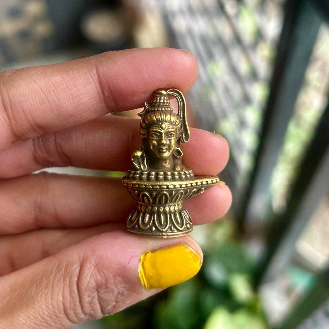 Brass Shivling – Sacred Shiva Lingam for Pooja Room & Meditation ...