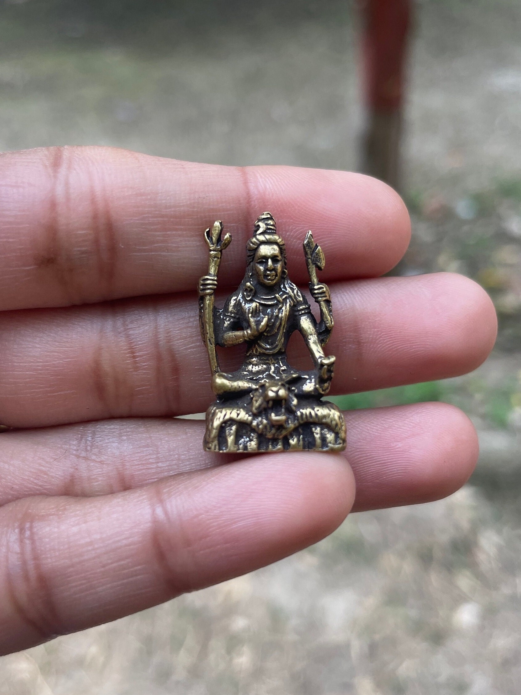 Shiva Statue Lord Shiva With Moon ,lord Shiva Idol for Altar , Trident ...