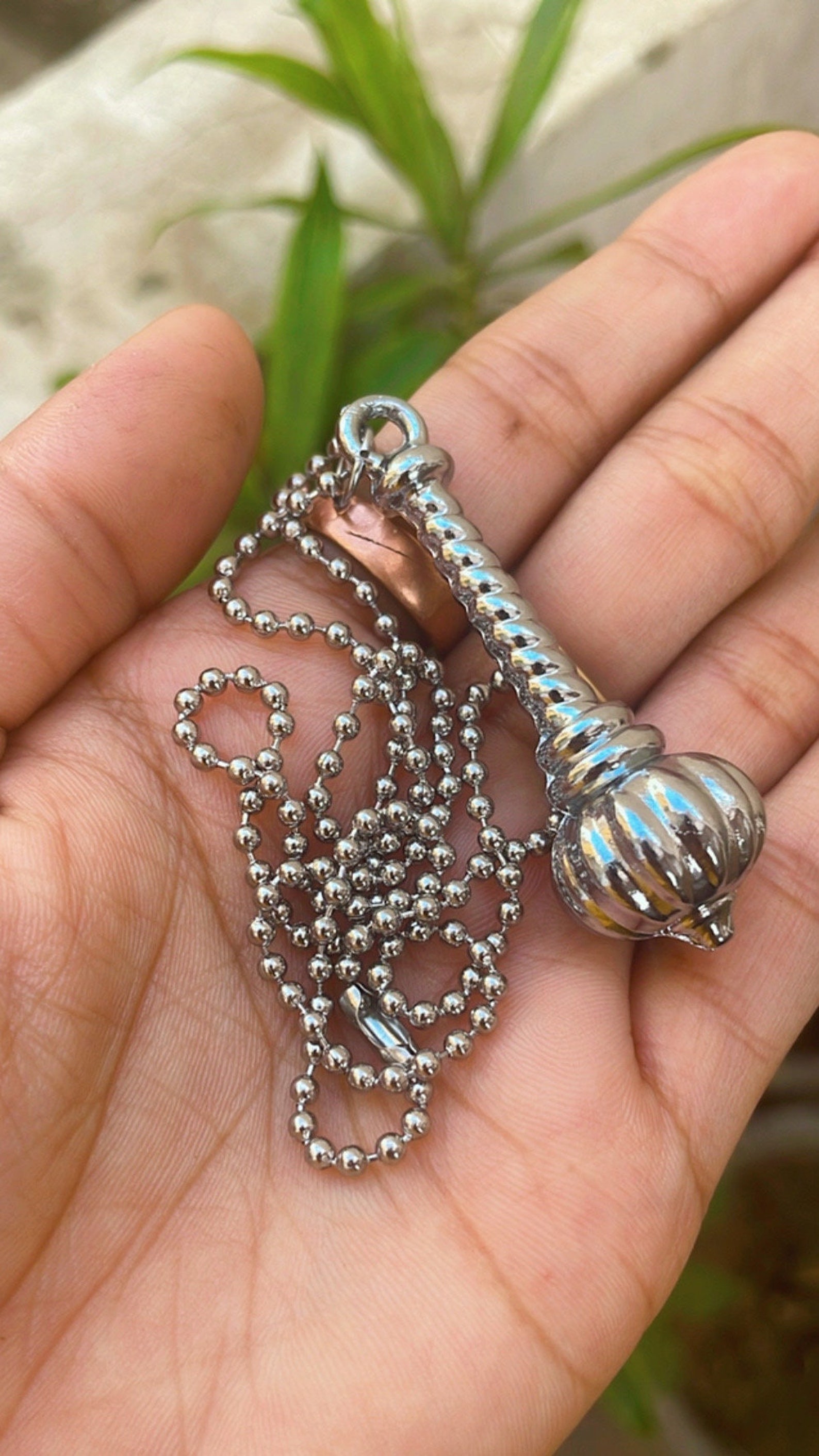 Hanuman JI Gada Pendant Men Necklace, Handmade Idol Pendant, Men's ...