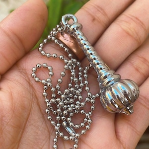 Hanuman JI Gada Pendant Men Necklace, Handmade Idol Pendant, Men's ...
