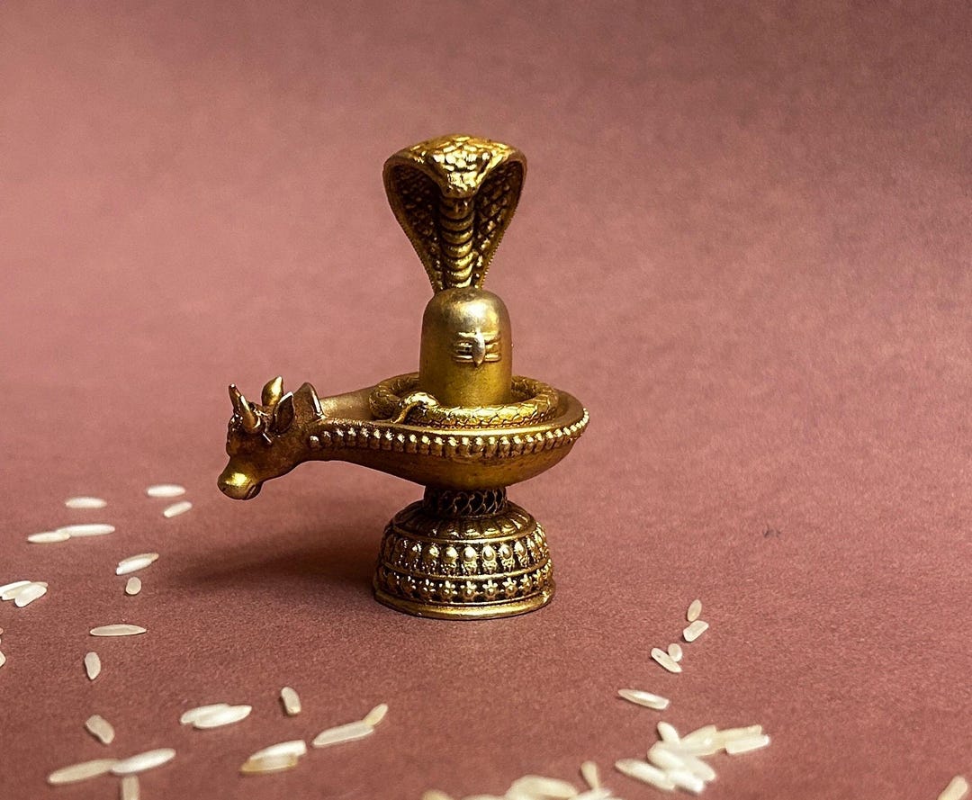 Shivling With Snake Sacred Shiva Lingam for Pooja Room & Meditation ...