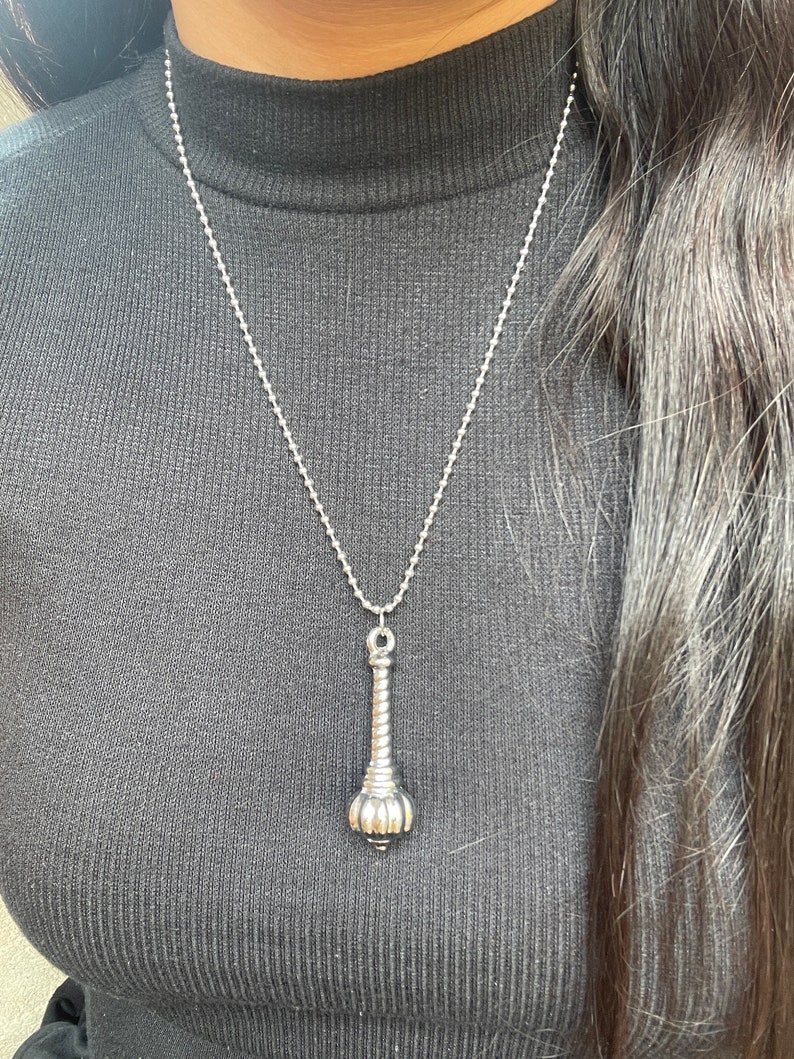 Hanuman JI Gada Pendant Men Necklace, Handmade Idol Pendant, Men's ...