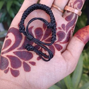 Black Buri Nazar Evil Eye Protection String Cotton Tubular Colourfast ...