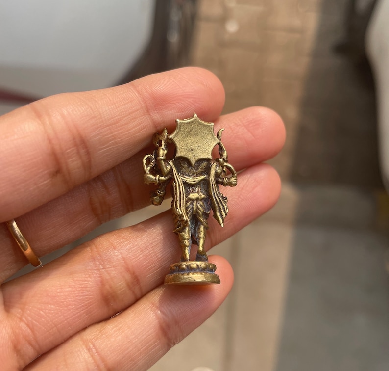 Ten Arms Ganesha Statue Show Piece Little Ganesha Hindu God Small Car ...