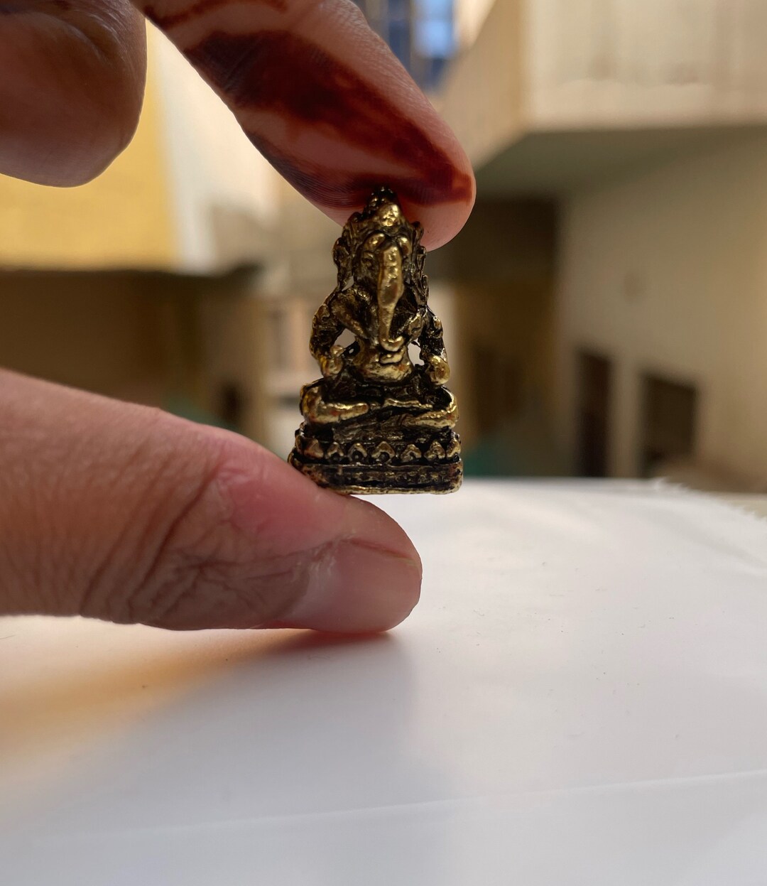 Ganesha Statue Show Piece Little Ganesha Hindu God Small Car - Etsy