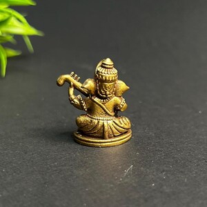 Ganesha Statue Show Piece.little Ganesh Hindu God Lord Antique Small ...