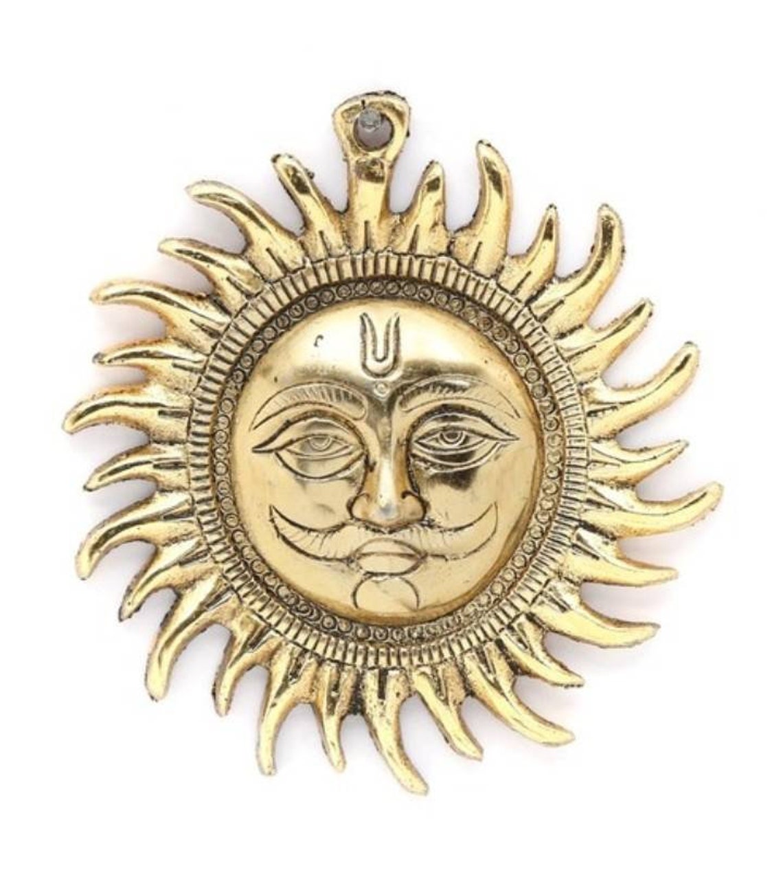 Shubh Sanket Sun for Vastu Brass Sun Figurine Brass Sun Home - Etsy