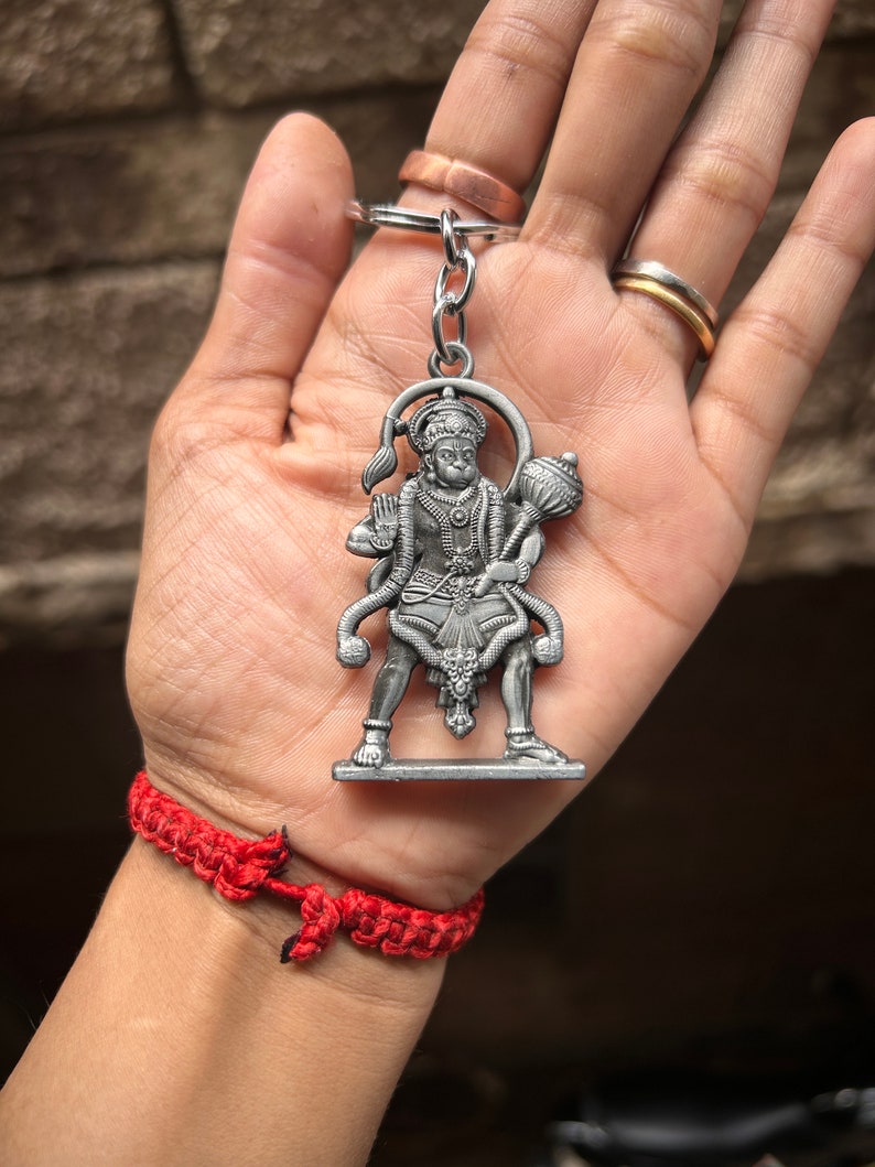 Handmade Hanuman JI Key Ring Handmade Idol Gift, Key Ring for Man ...