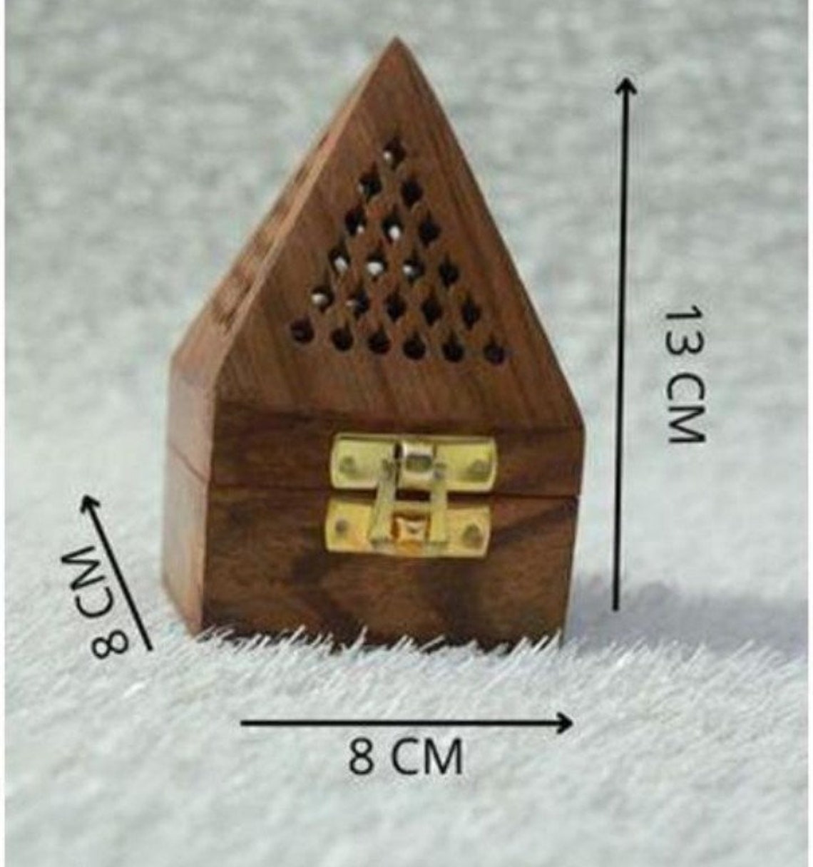 Wooden Incense Burner, Incense Stand With Water-drop Incense Insert and ...