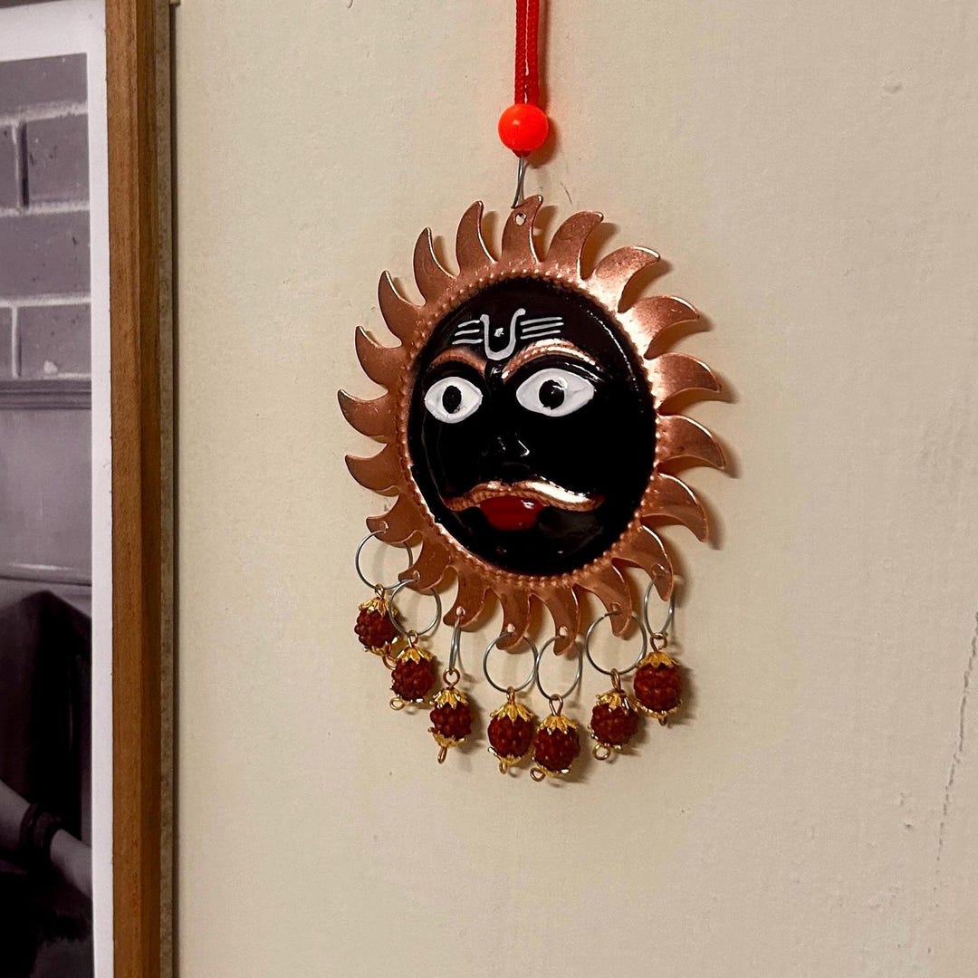 Nazar Battu Wall Hanging Evil Eye Protector Indian Vastu Hanging Home Decor Amulet Feng Shui ...