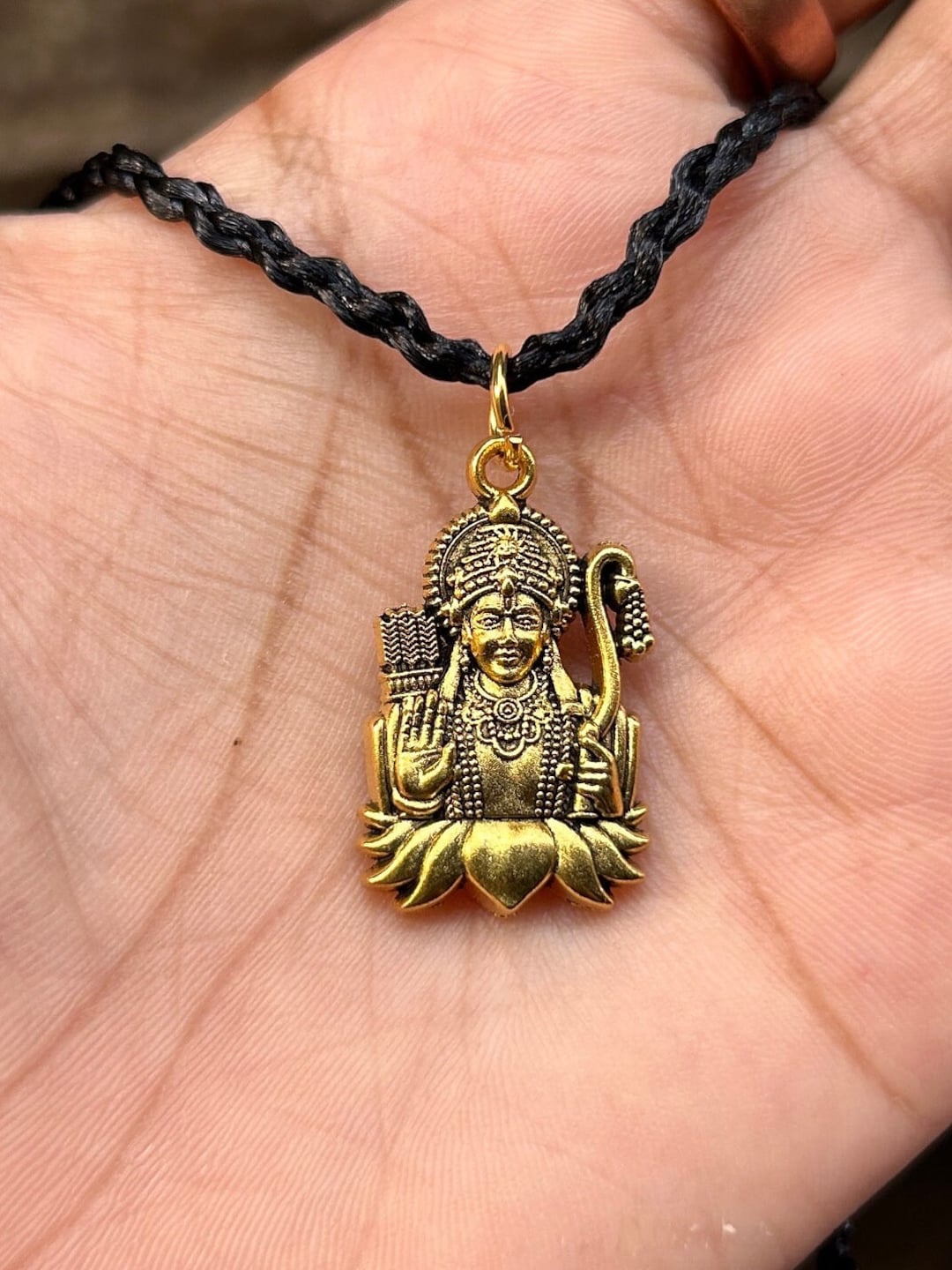 Shri Ram Pendant | Lord Ram Locket | Hindu Spiritual Jewelry | Ram ...