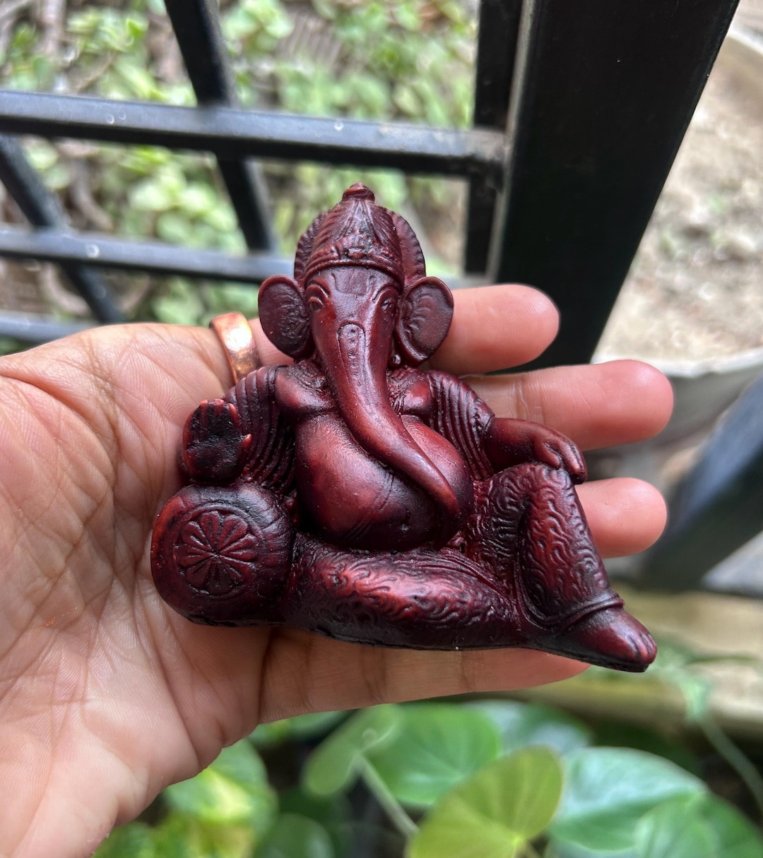 Ganesha Idol, Hindu God Car and Home Decor, Ganesh Murti - Etsy