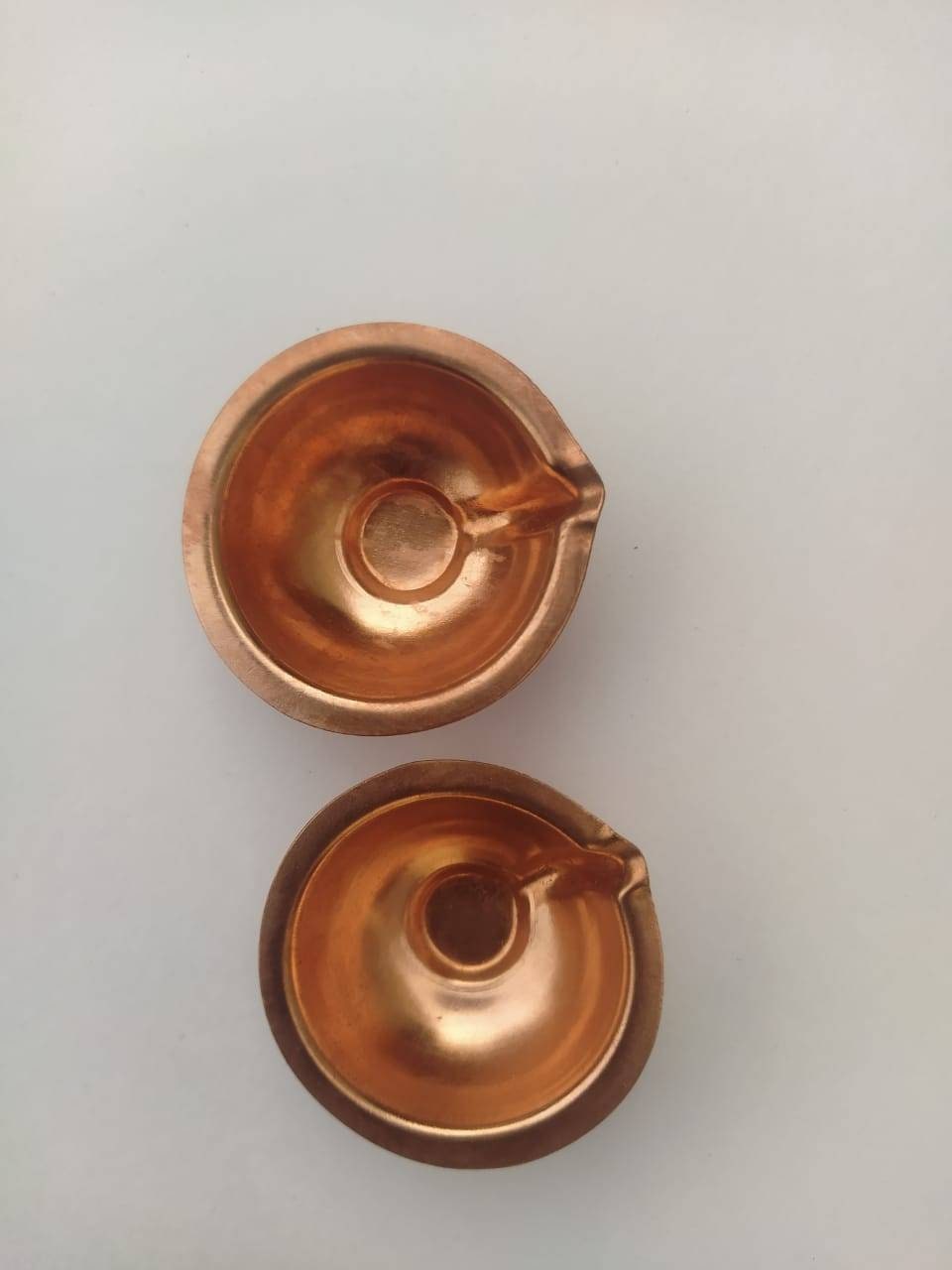 Copper Pooja Diya Kuber Diya Pooja Deepak. Pack of Two. - Etsy