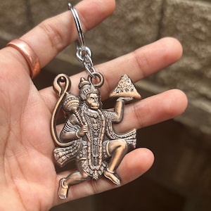 Handmade Hanuman JI Key Ring Handmade Idol Gift, Key Ring for Man ...