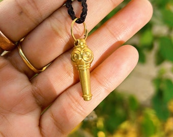 Hanuman JI Gada Pendant Men Necklace, Handmade Idol Pendant, Men's ...