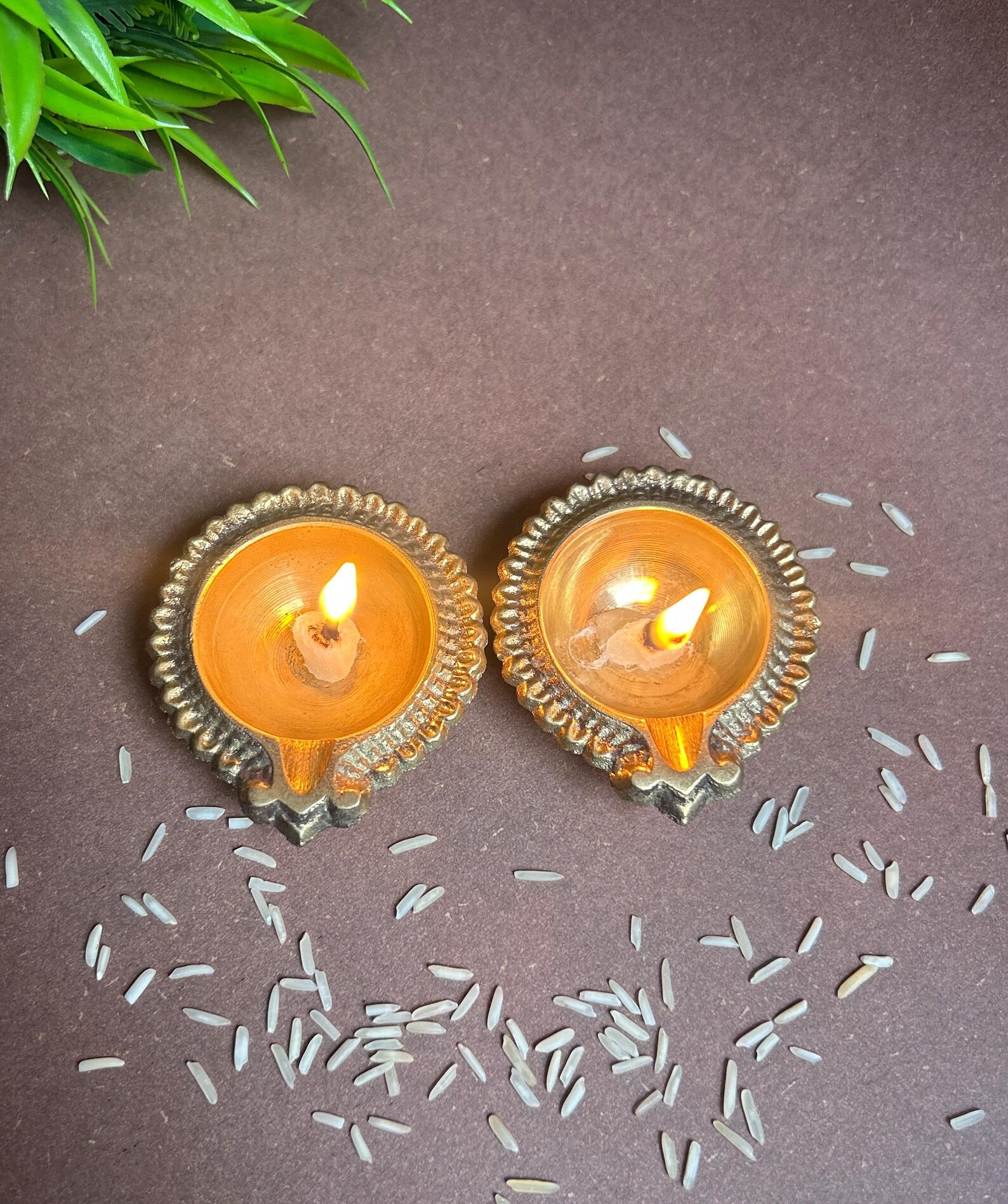 Traditional Brass Diya for Home Decor | Indian Oil Lamp for Pooja ...