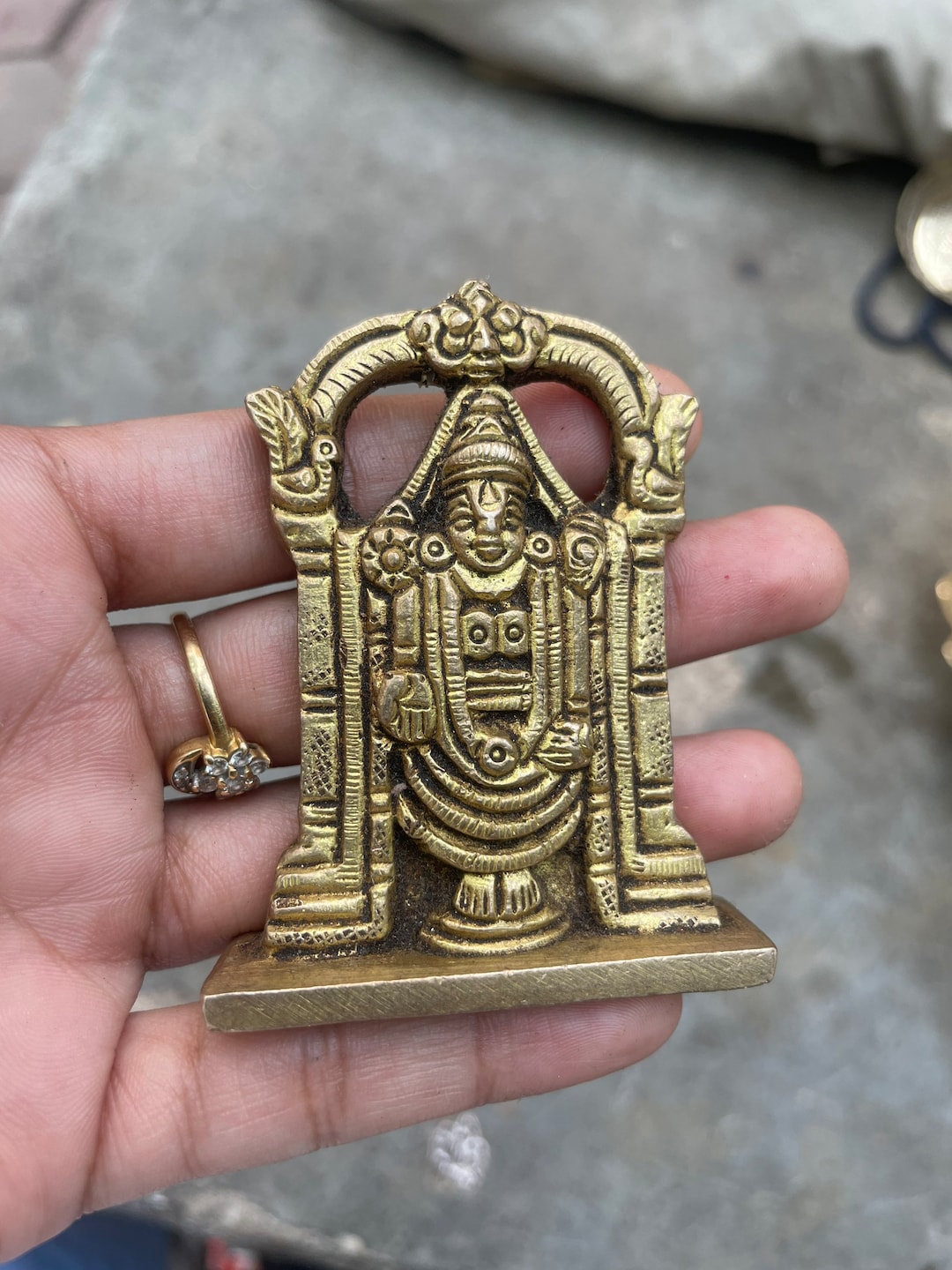 Buy Tirupati Balaji Statue in Brass,lord Balaji Idol for New Home, Lord ...