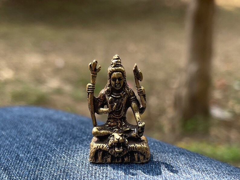 Shiva Statue Lord Shiva With Moon ,lord Shiva Idol for Altar , Trident ...