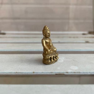 Buddha Statue Brass Buddha Statue Small Buddha Hinduism Statues 1x ...