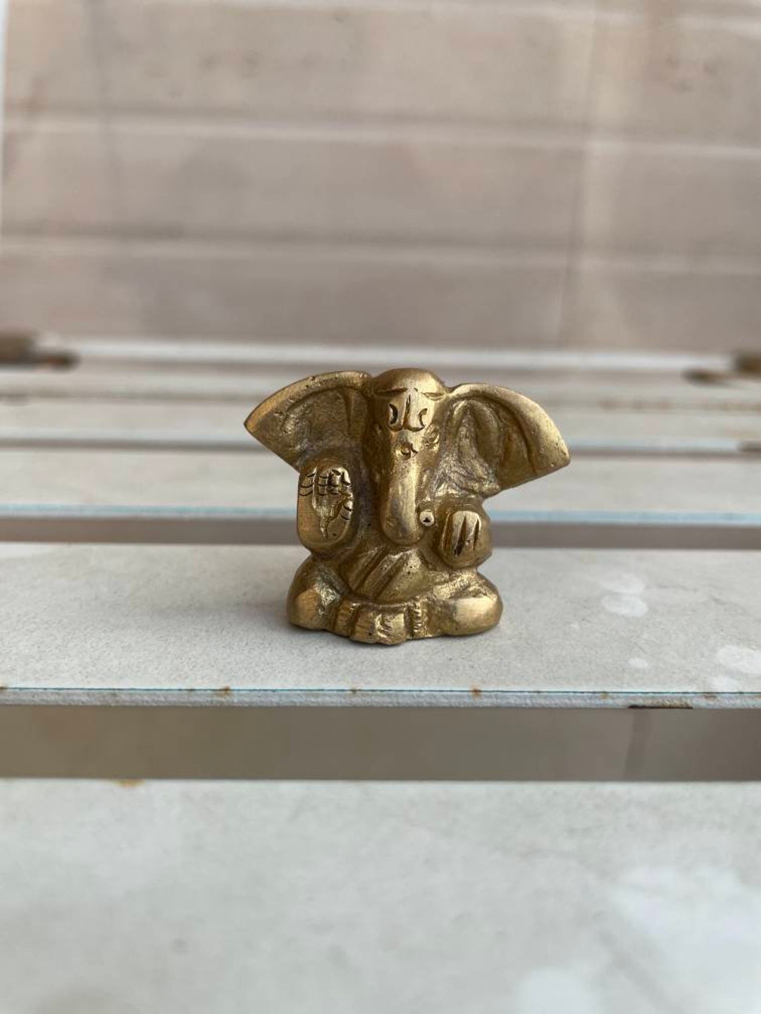 Ganesha Statue Show Piece.little Ganesh Hindu God Lord Antique Small ...