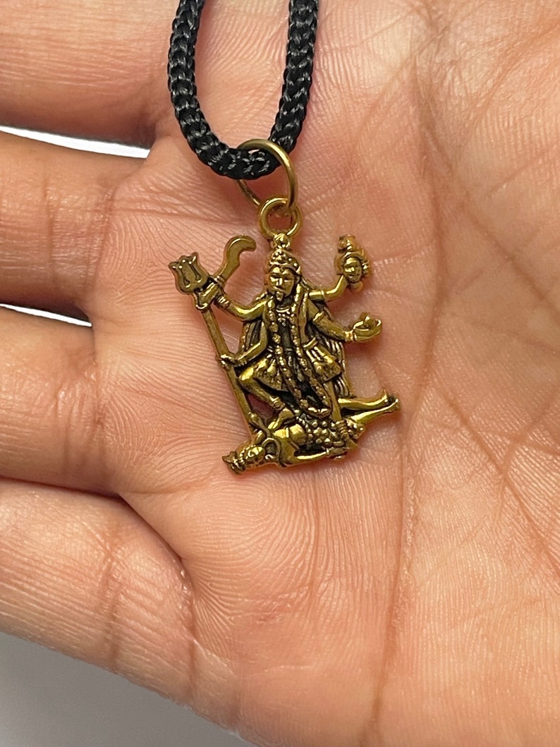 MAA Kali Pendant Chain Necklace for Good Luck and Protection Mystical ...