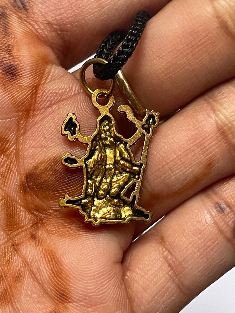 MAA Kali Pendant Chain Necklace for Good Luck and Protection Mystical ...
