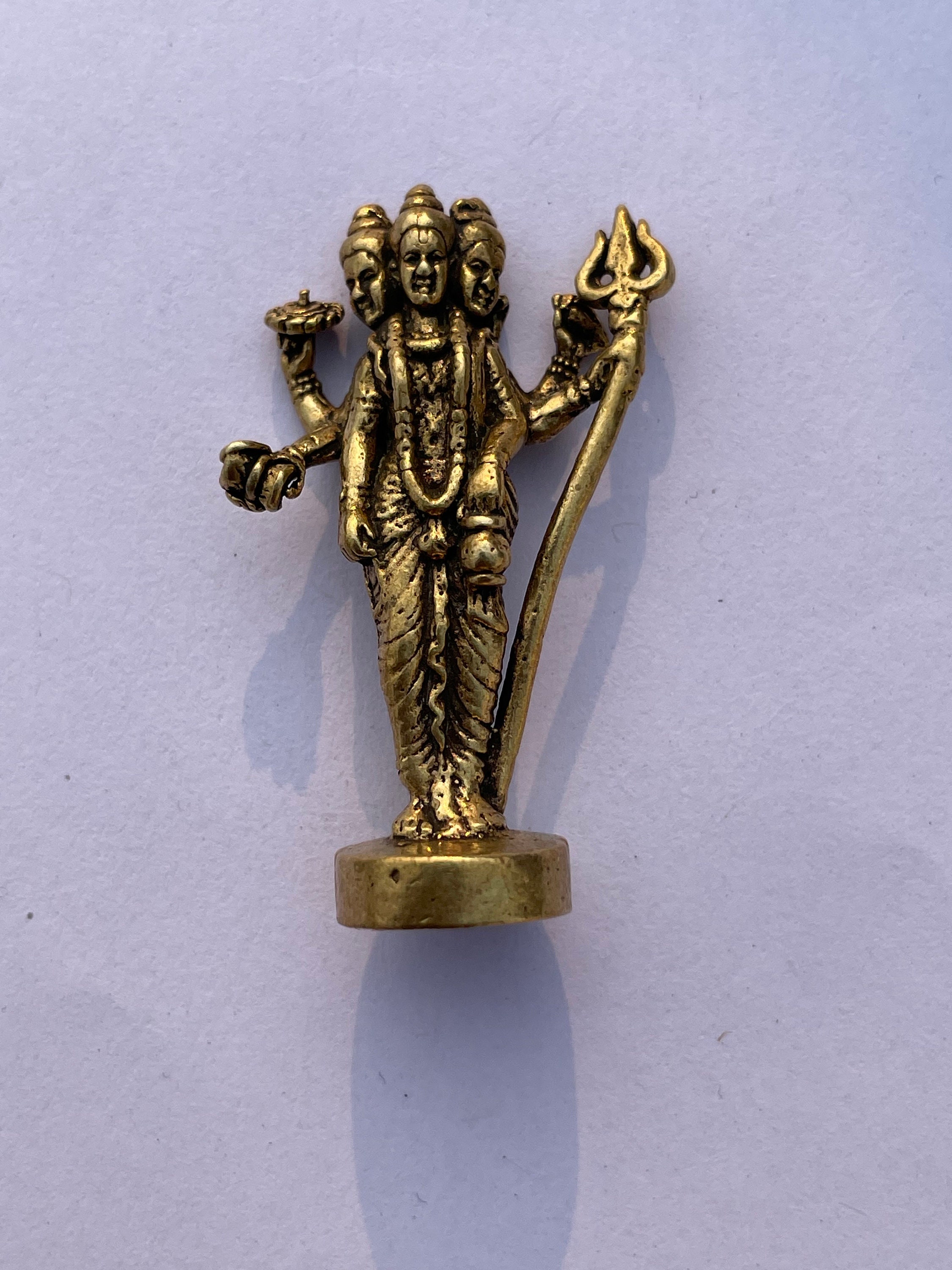 Holy Trinity Brahma Vishnu & Mahesh Brass Statue Lord Vishnu Narayan ... Holy Trinity Brahma Vishnu & Mahesh Brass Statue Lord Vishnu Narayan ...