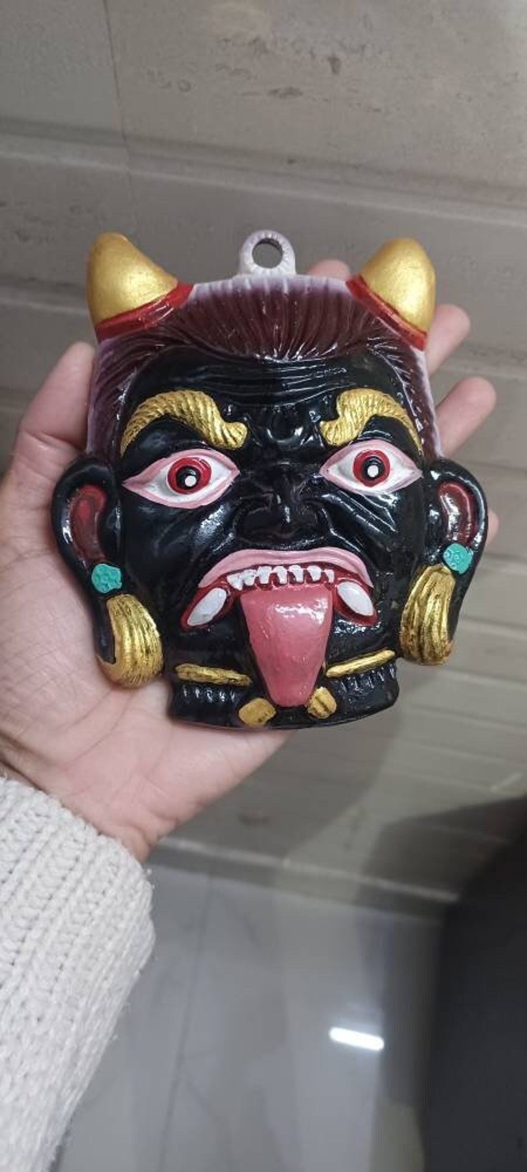 Black Nazar Battu Evil Eye Protection | Spiritual Wall Decor ...