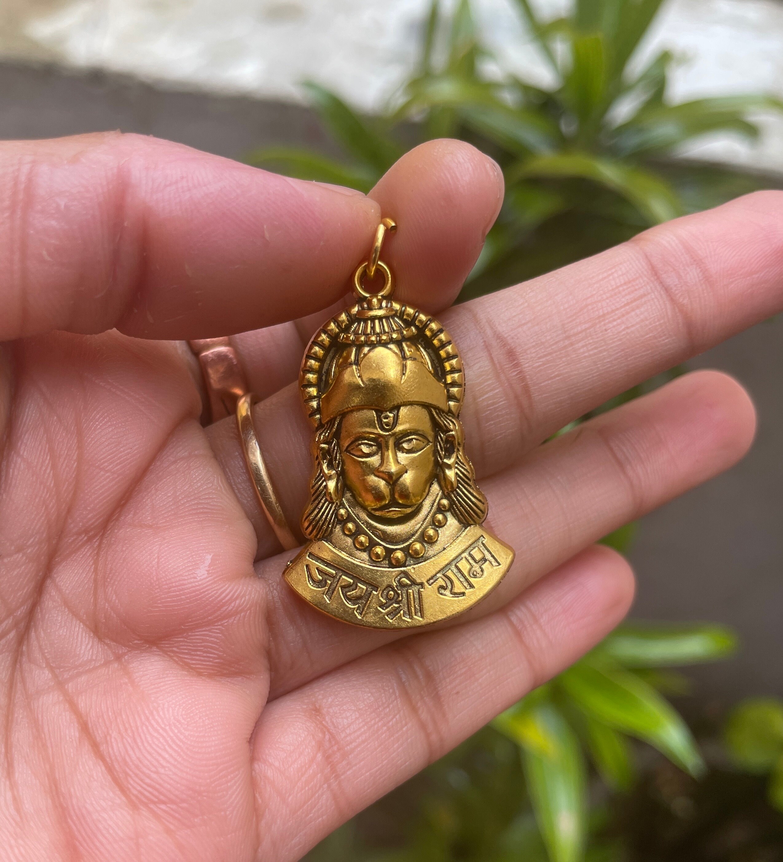 Monkey God Hanuman Handmade Hanuman JI Pendant Men Necklace, Handmade ...