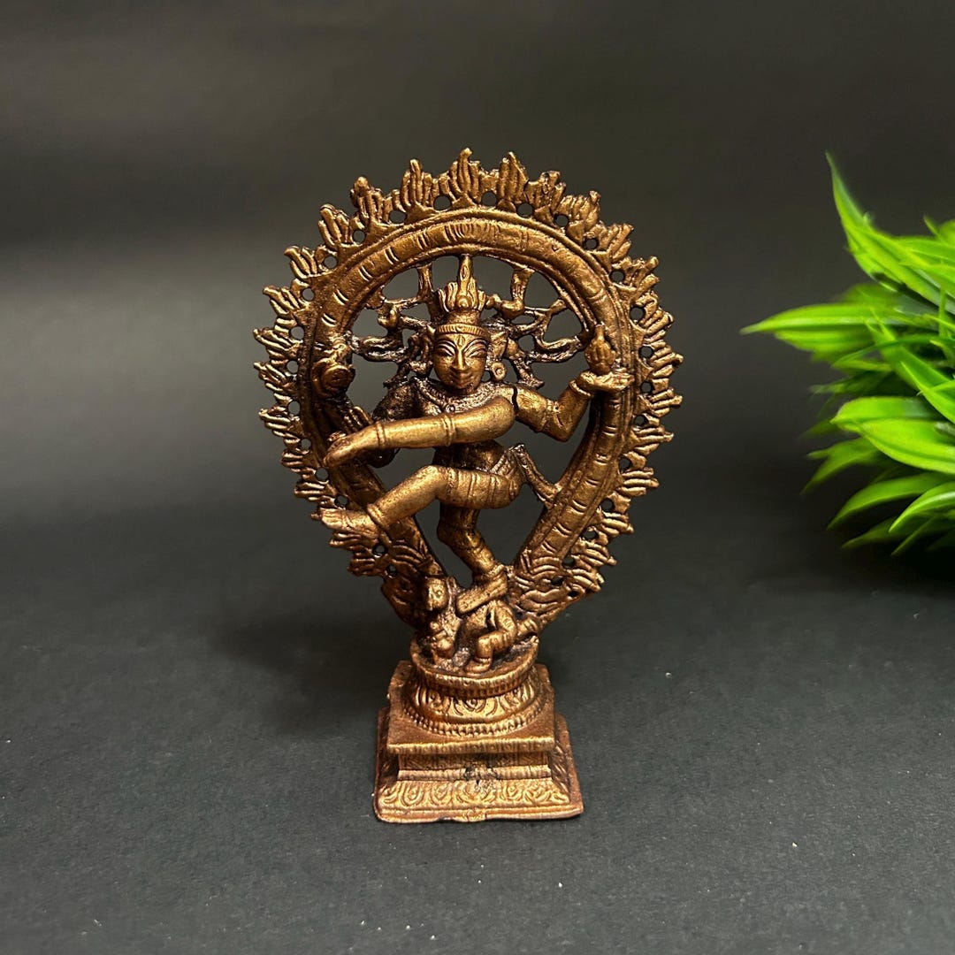 Natraj Statue Tandav Shiva Dancing Idol Lord Nataraja Murti for Home ...