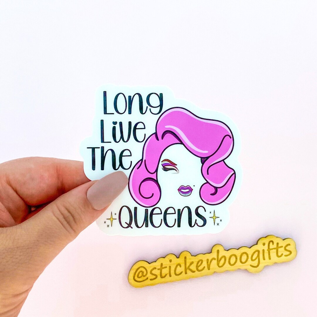 Drag Queen Sticker, Support Drag Queens, LGBTQ Support, Drag Kings ...
